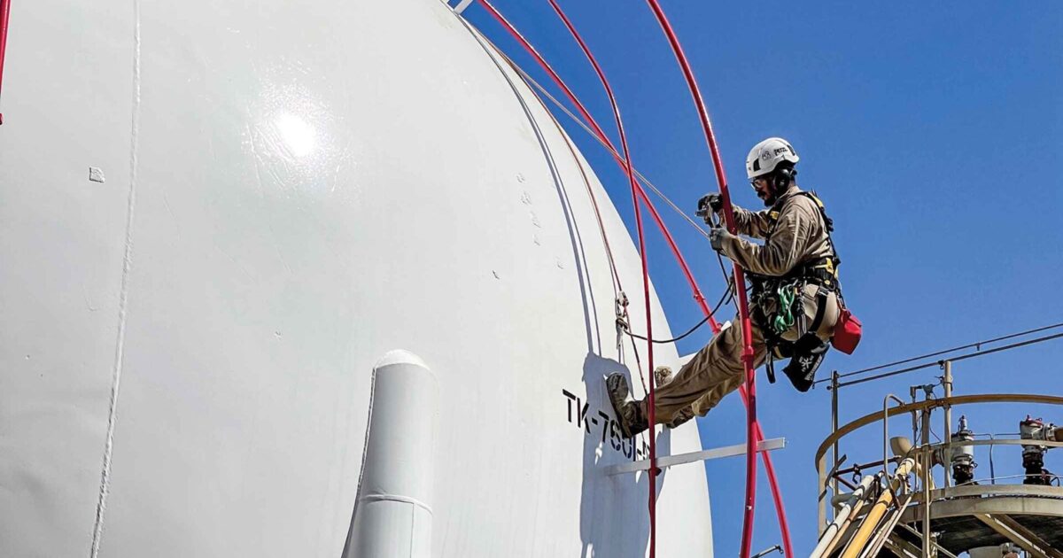 Projects | Rope Access Team | Turner Industries