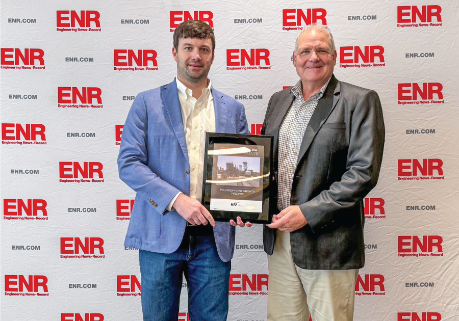 Turner Projects - Polypropylene Growth Project Wins ENR Award