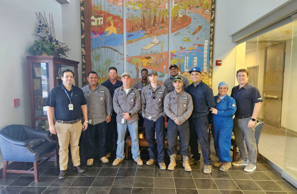 Turner Industries Rope Access Team Prevents Leak for AmSty